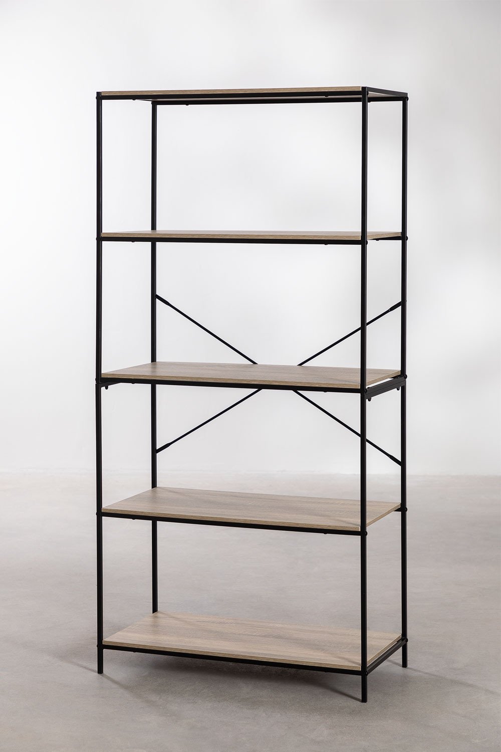 Offener Kleiderschrank aus Holz und Metall Baxter - SKLUM