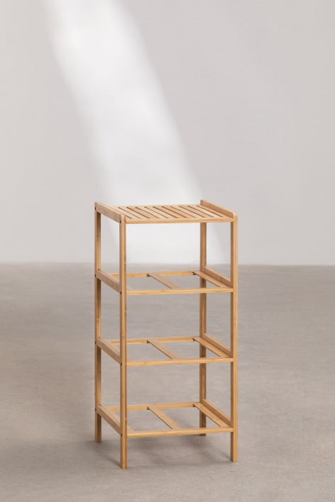 Doppelschublade aus Bambus Nafan - SKLUM