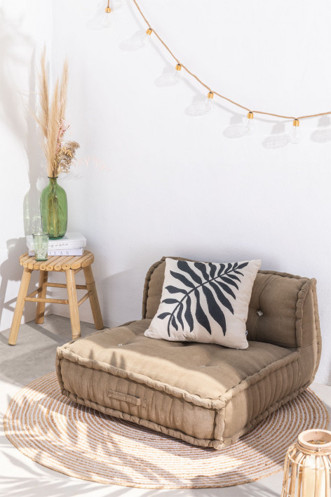 Bodenkissen für modulares Sofa aus Baumwolle Dhel - SKLUM