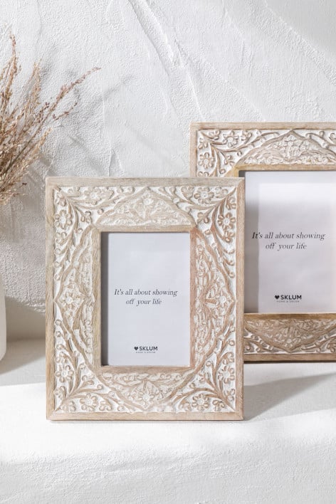 Bilderrahmen aus Mangoholz Lixeni - SKLUM