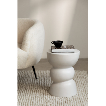 Runder Beistelltisch Ø35 cm aus Keramik Tiyi - SKLUM