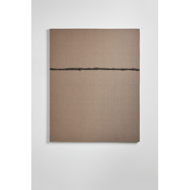 Handbemalte dekorative Leinwand auf Leinen mit Gipsrelief (80x100 cm) Eliciaro - SKLUM