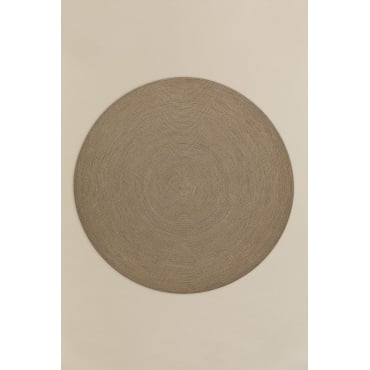 Runder Outdoor-Teppich aus Polypropylen (Ø200 cm) Lisandra - SKLUM