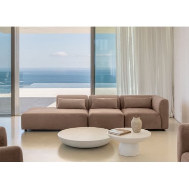 3-teiliges modulares Ecksofa Fogler mit Chaiselongue links - SKLUM