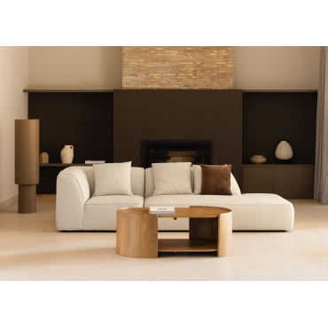 Cardea 2-teiliges modulares Ecksofa mit gepolsterter rechter ...