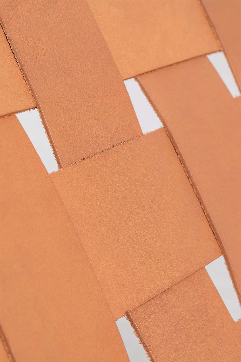 Sessel aus Holz und Leder Zaid - SKLUM