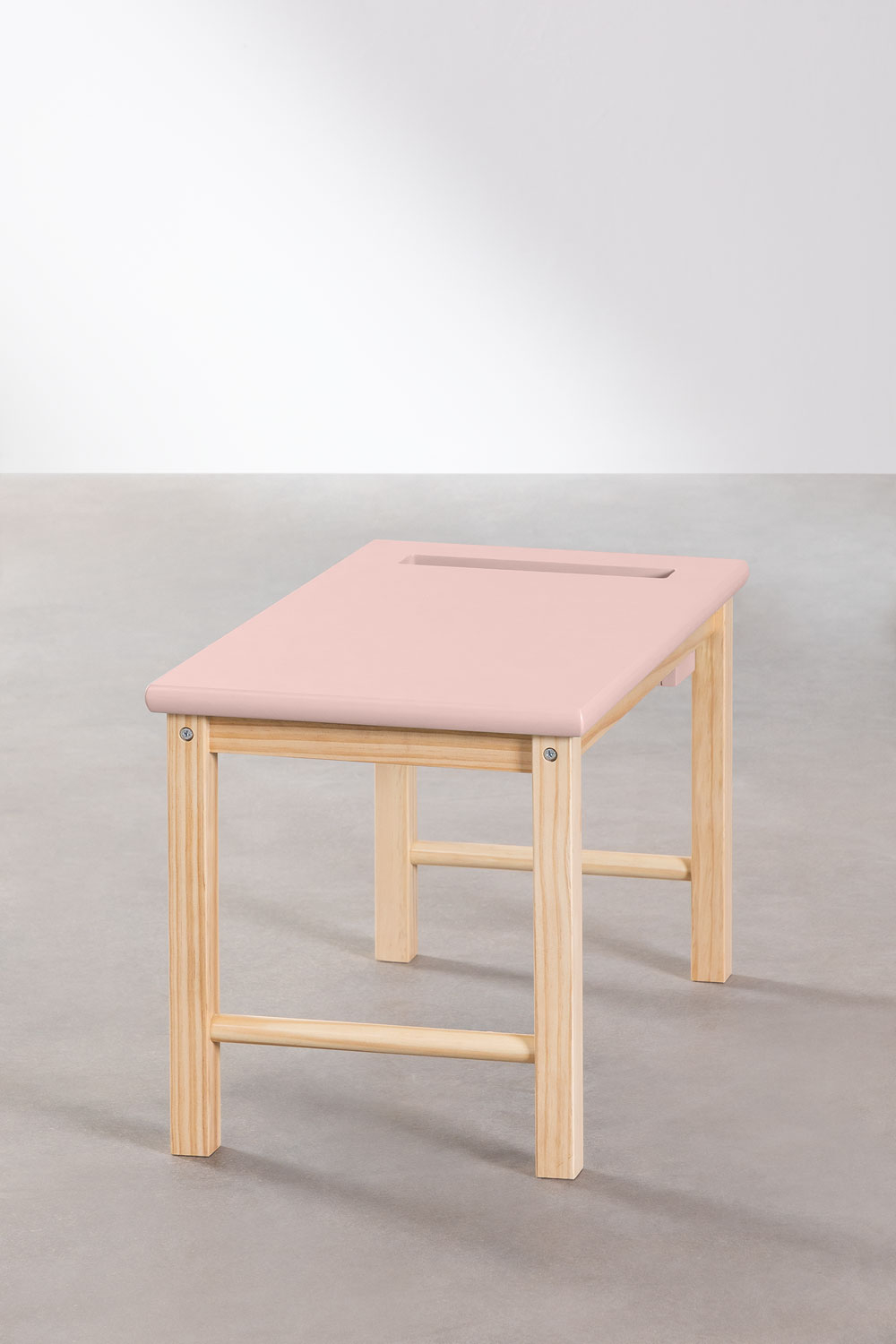 Set aus Tisch und Stuhl aus Holz Dakota Kids - SKLUM