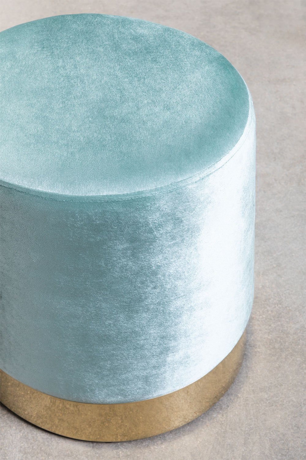 Rundes Sitzkissen aus Samt Flikez - SKLUM