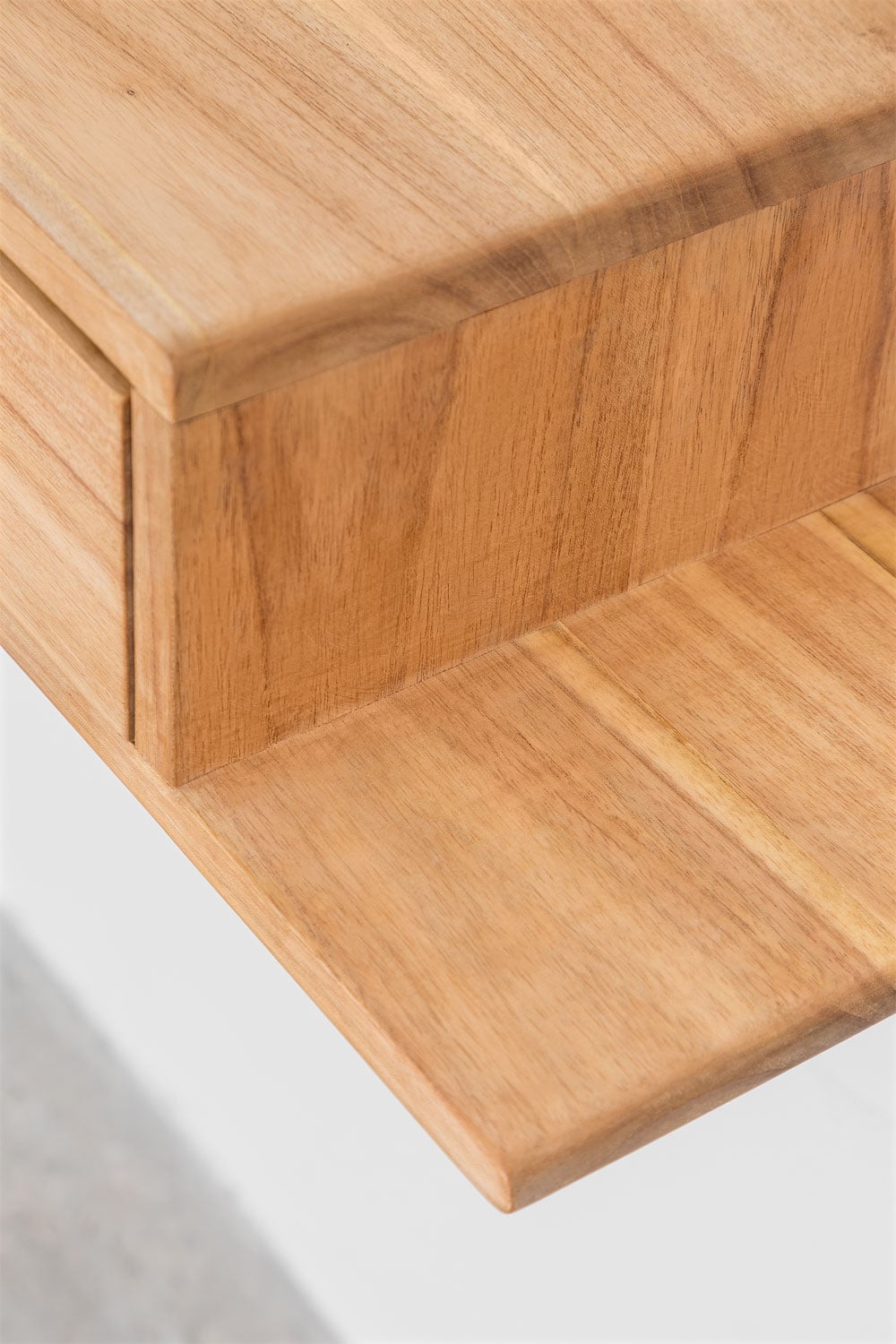 Set aus 2 schwebenden Nachttischen aus Holz Harald - SKLUM