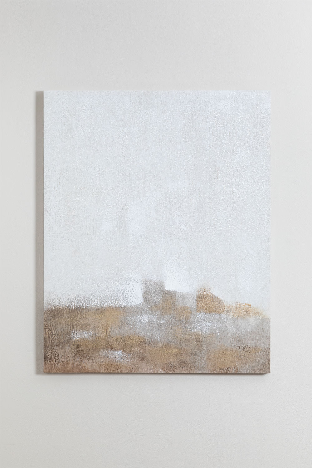 Dekorative Leinwand mit Gipsstruktur (80x100 cm) Bowdon - SKLUM