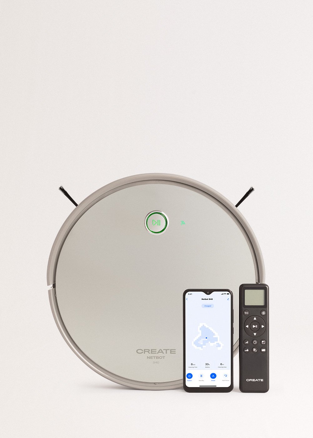 CREATE - NETBOT S40 - Smart Saugroboter 4000Pa - SKLUM