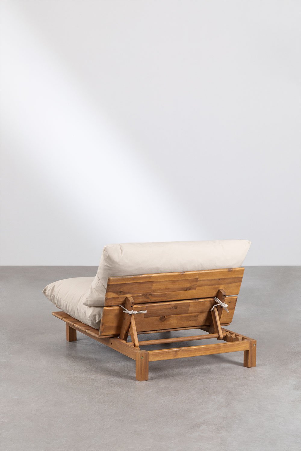 3-teiliges modulares Liegesofa aus Brina-Akazienholz - SKLUM