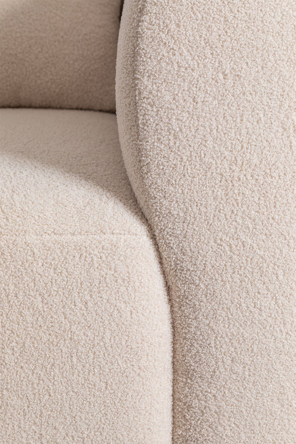 3-teiliges modulares Ecksofa mit Chaiselongue links und Fogler-Hocker ...