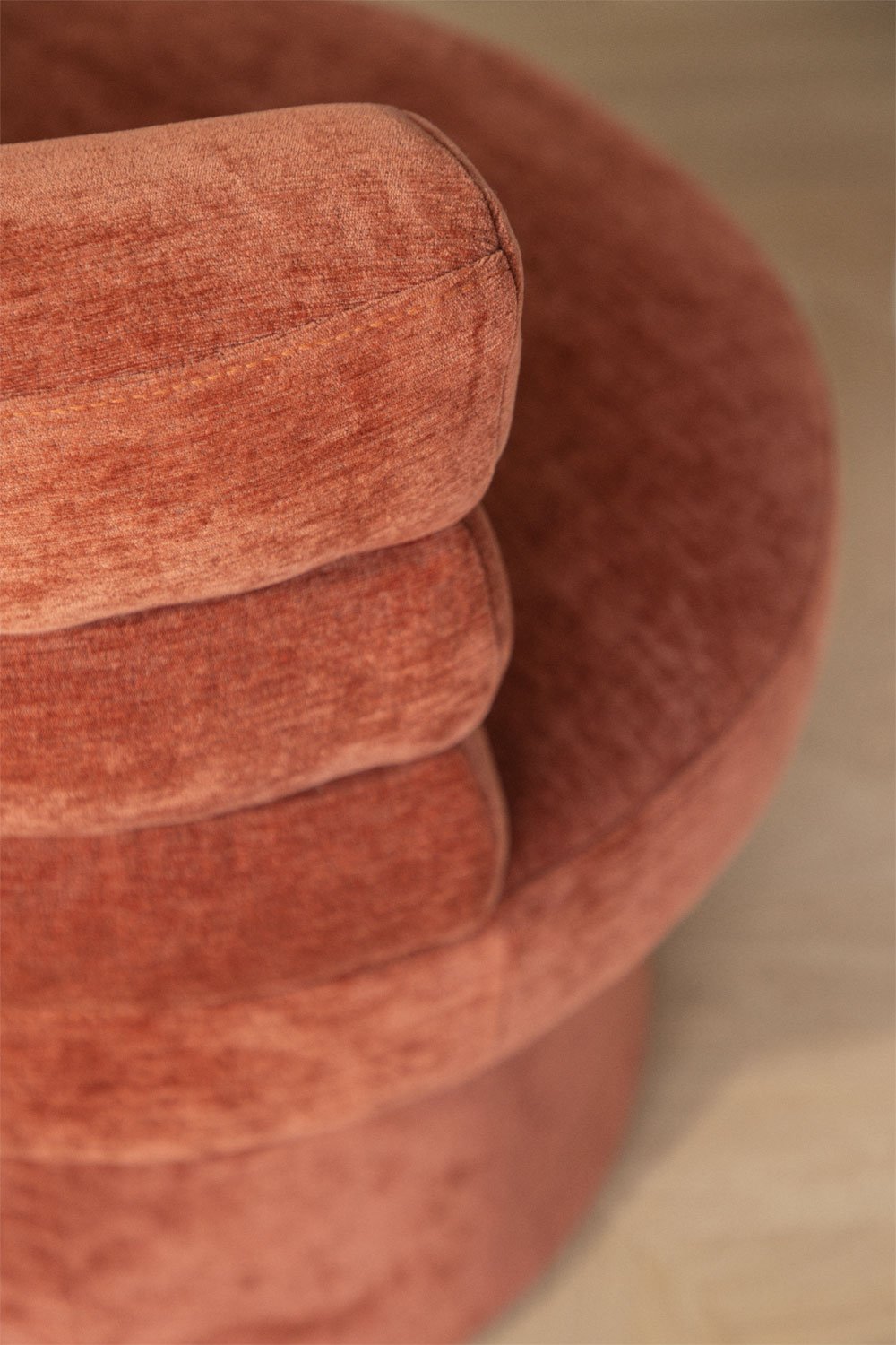 Gepolsterter drehbarer Esszimmerstuhl Protea - SKLUM