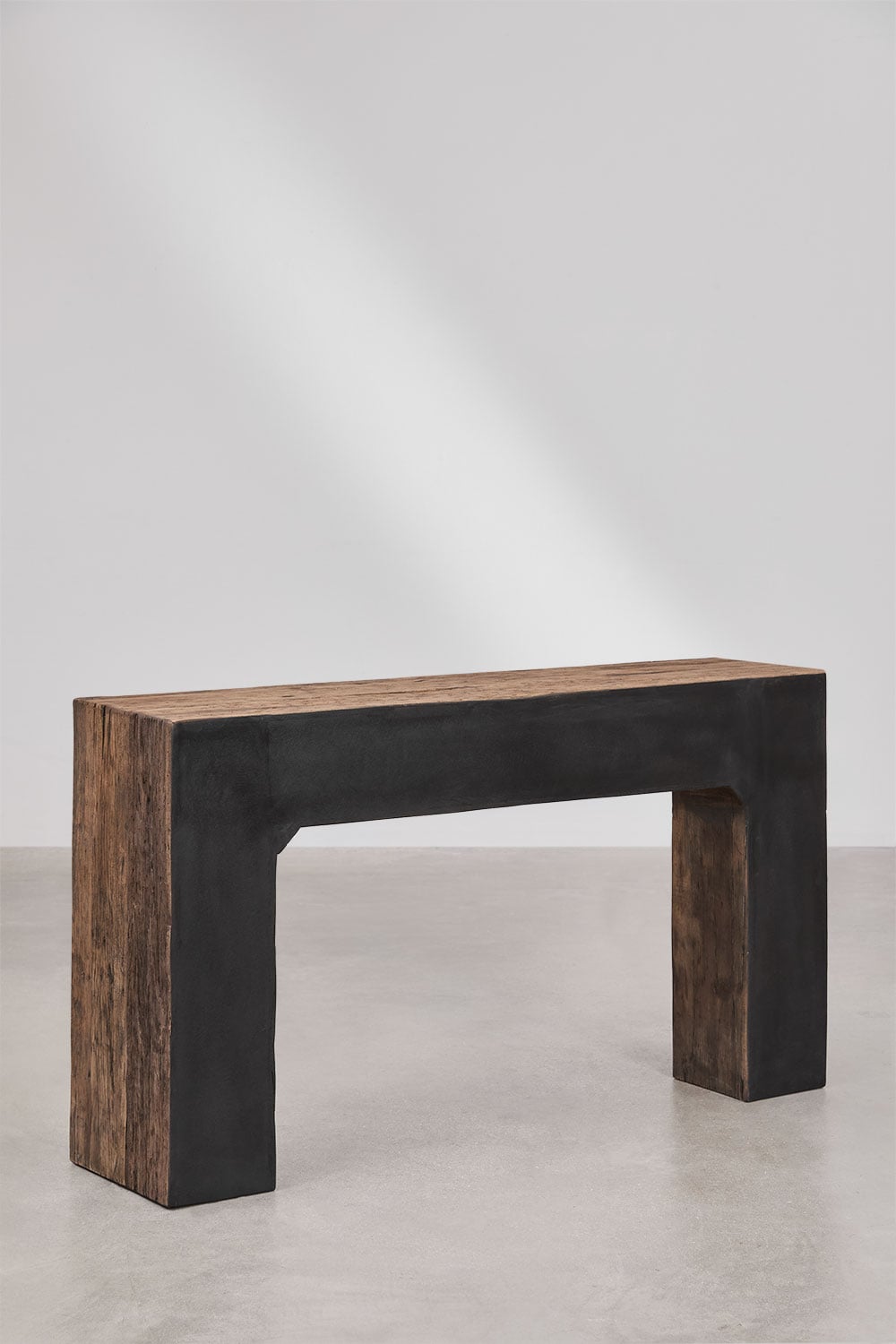 Empfangskonsole 150x35 cm aus recyceltem Holz Juvira - SKLUM