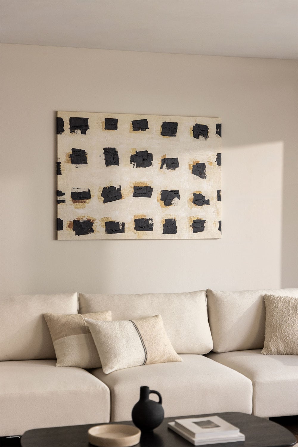 Dekorative Leinwand 100x140 cm handbemalt Pivara - SKLUM