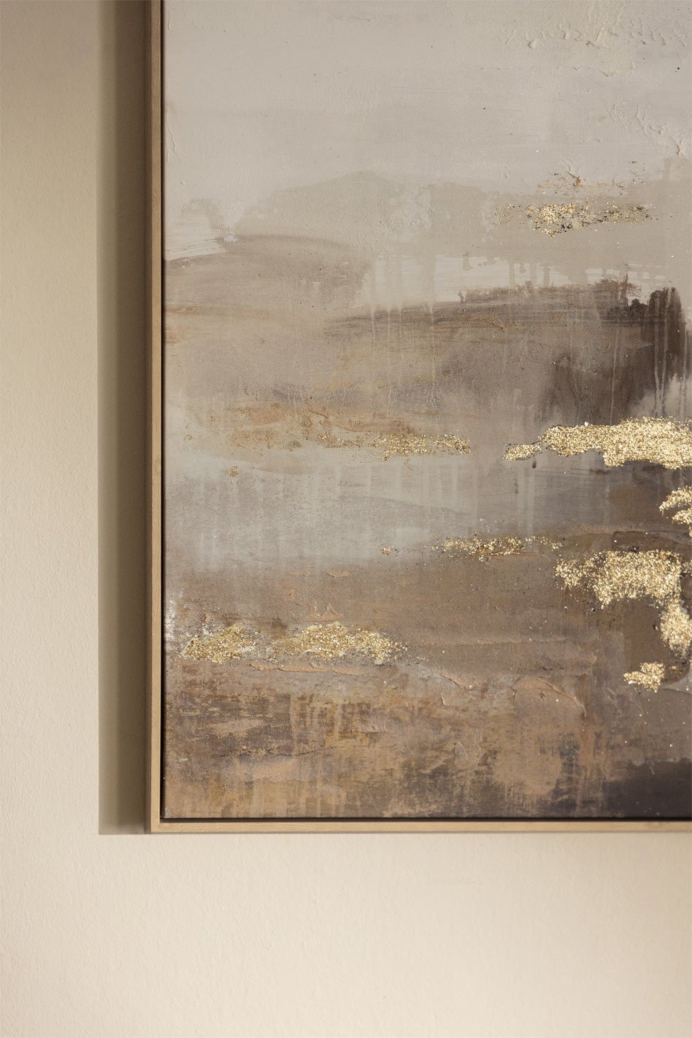 Dekoratives Gemälde 80x100 cm handgemalt auf Leinwand Rovik - SKLUM