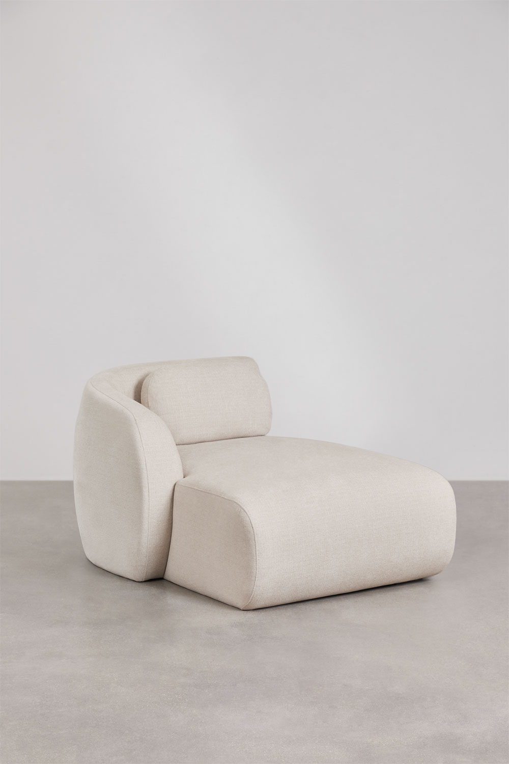Modulares 2-teiliges Chenille-Chaiselongue-Sofa „Coquette“. - SKLUM