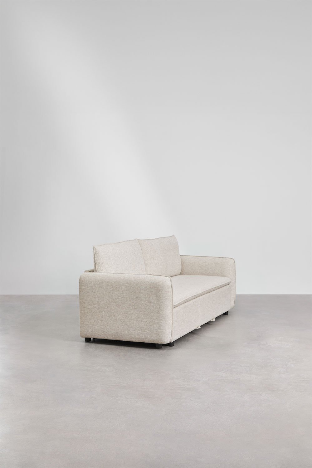 3-Sitzer Schlafsofa aus Bouclé-Stoff Drovi - SKLUM