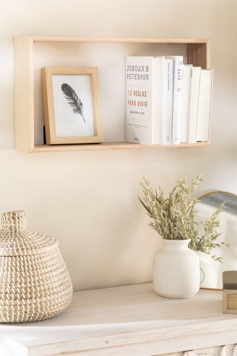Estantería de Pared en Madera de Acacia Petter - SKLUM