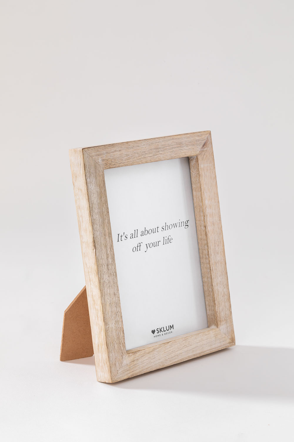 Marco de fotos en madera de mango Lixeni - SKLUM