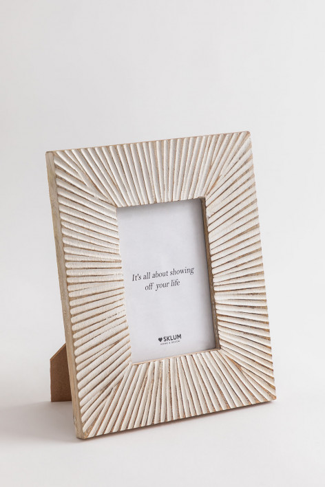 Marco de Fotos en Madera de Mango Nerva - SKLUM