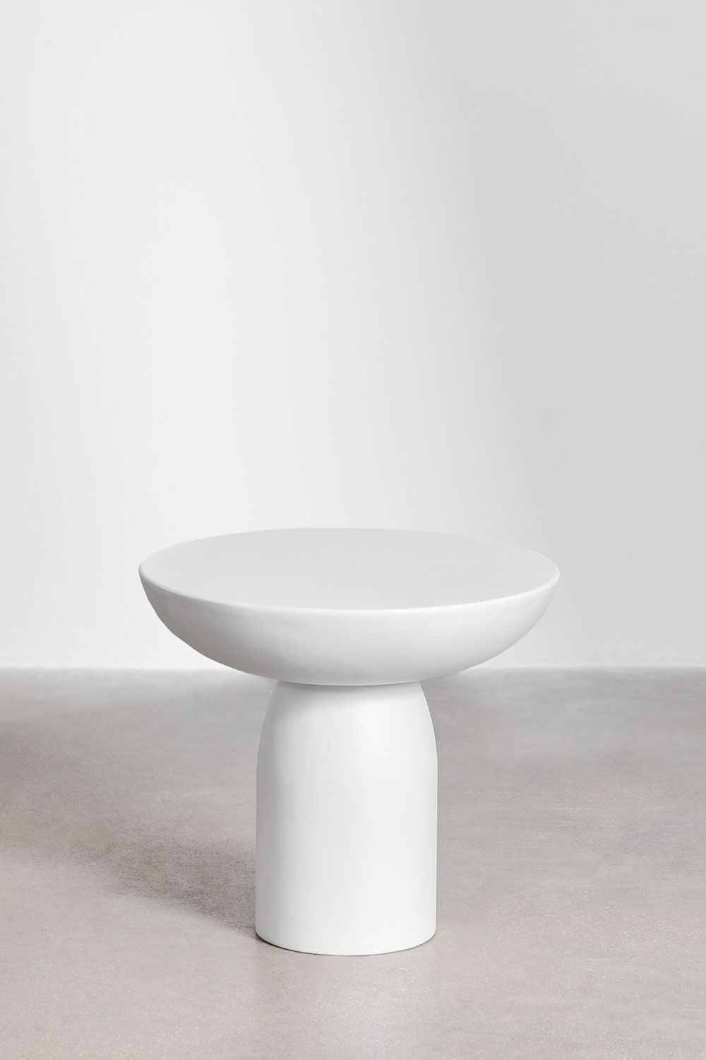 Mesa de Centro Redonda en Cemento (Ø70 cm) Zenadia - SKLUM
