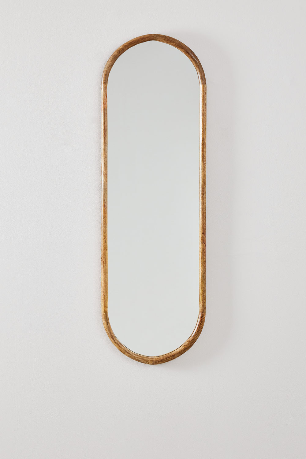 Espejo de Pared Rectangular en Madera de Mango (36,5x115 cm) Mirtzia ...