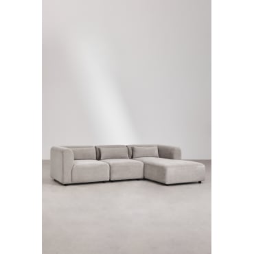 Sofá modular chaise longue derecho de 3 piezas Fogler - SKLUM
