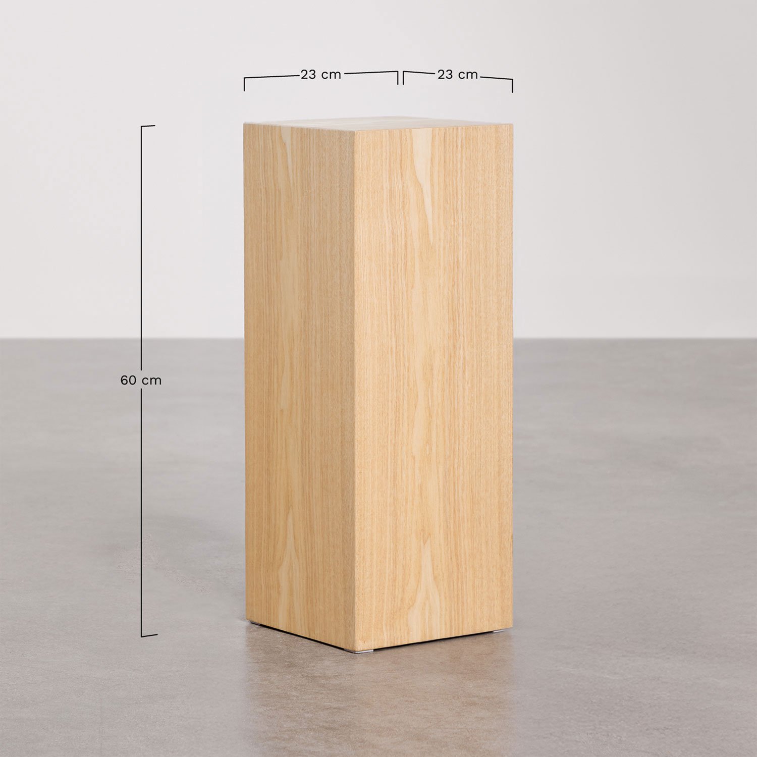 Pedestal cuadrado 25x25 cm en MDF Fleuri - SKLUM