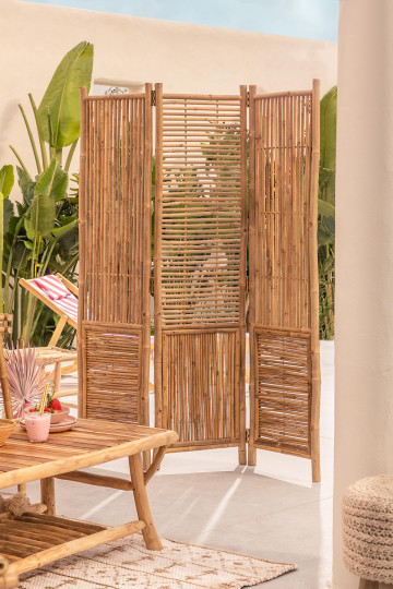 Biombo para Jardín en Bambú Alfred - SKLUM
