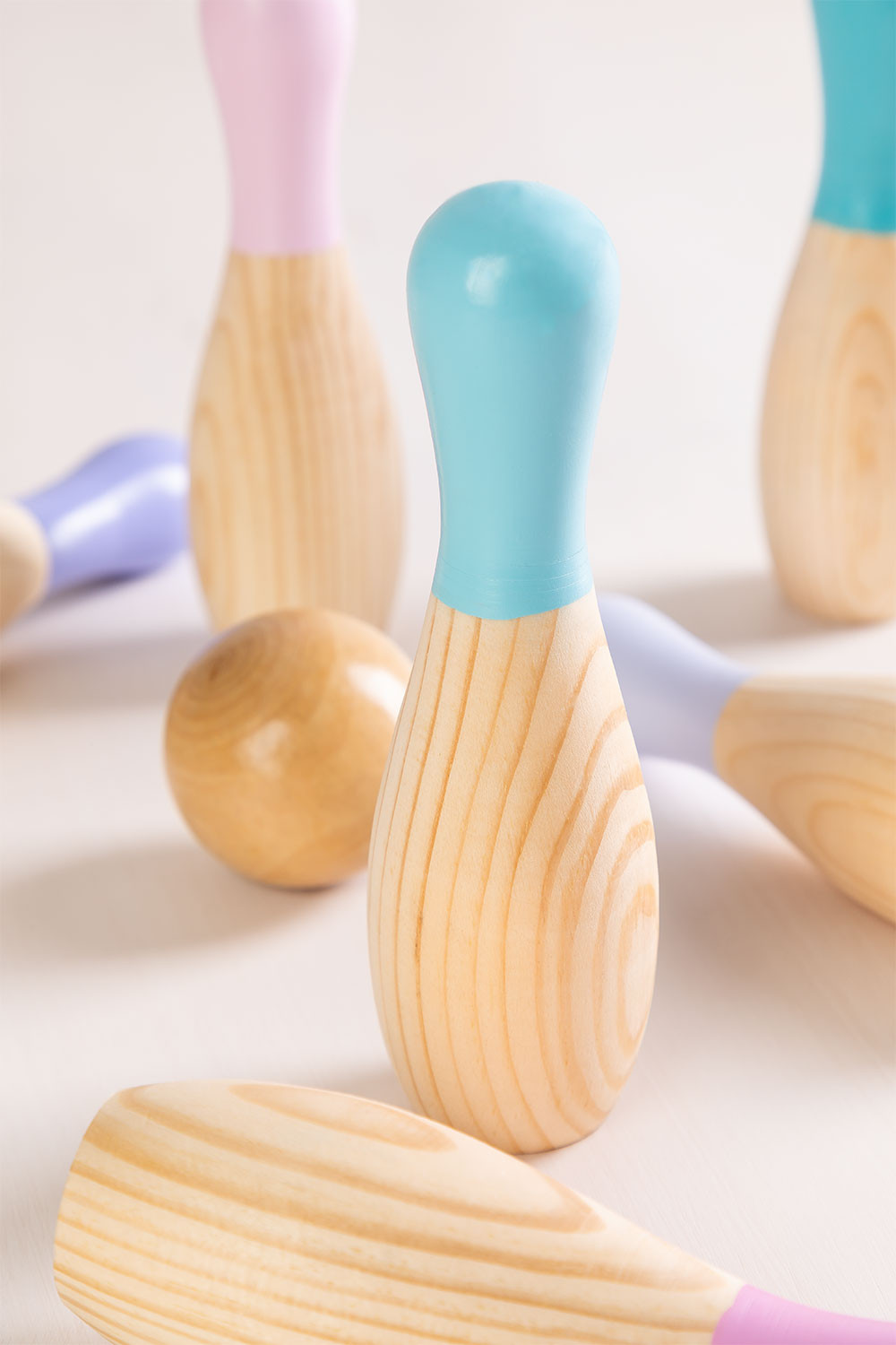 BOLOS DE MADERA NATURAL – DISTINTO!