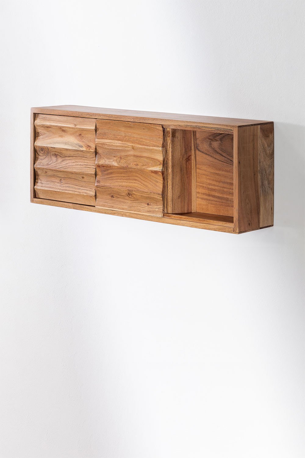 Estantería de pared en madera de acacia Petter - SKLUM