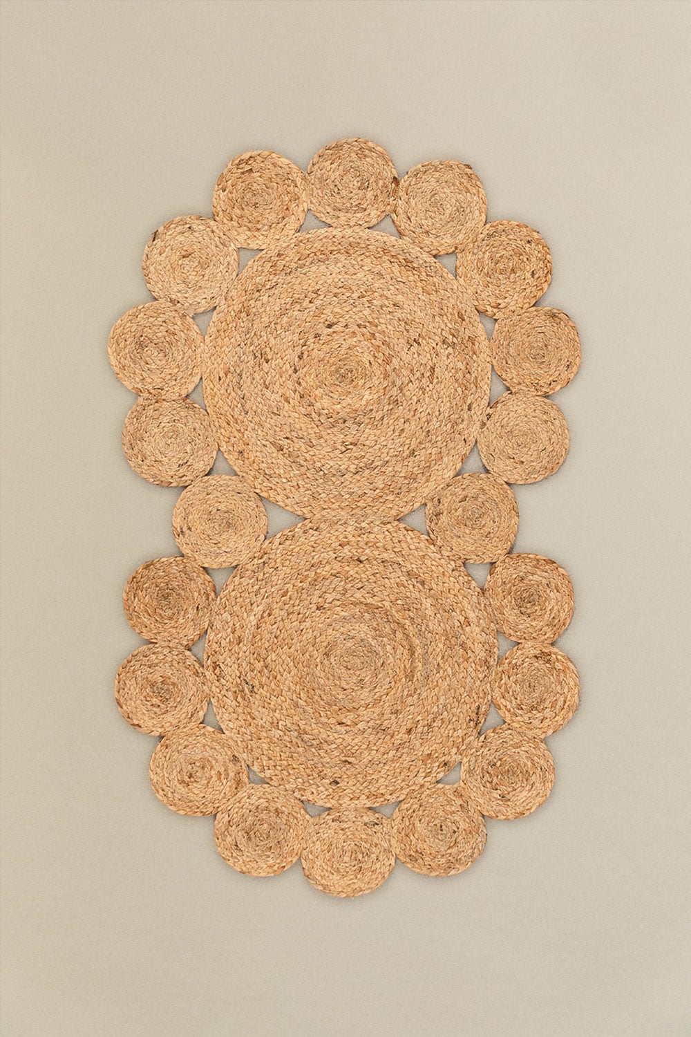 Felpudo 60x90 cm en yute natural Otilie - SKLUM