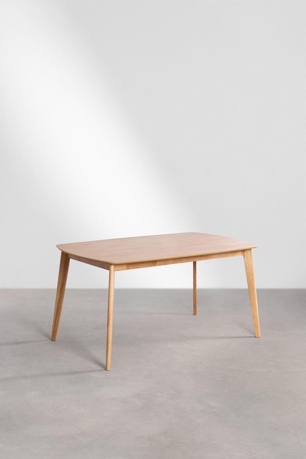 Mesa de comedor rectangular 150x90 cm en madera Elba - SKLUM