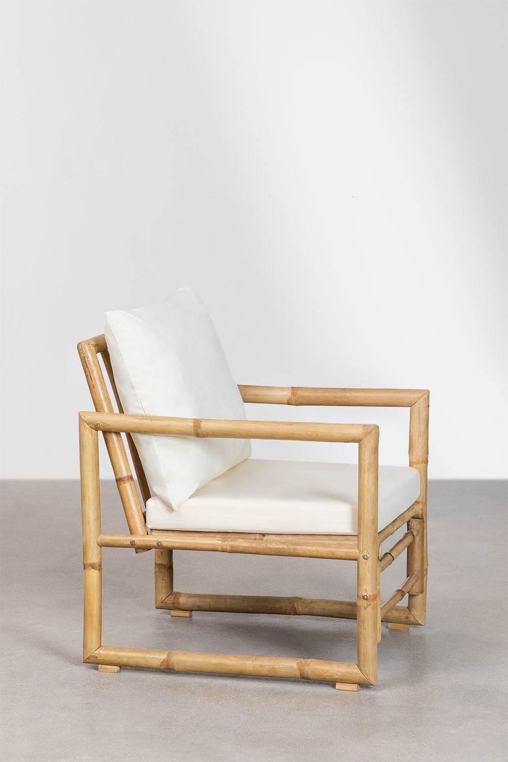 Sillón de jardín en bambú Livayna - SKLUM