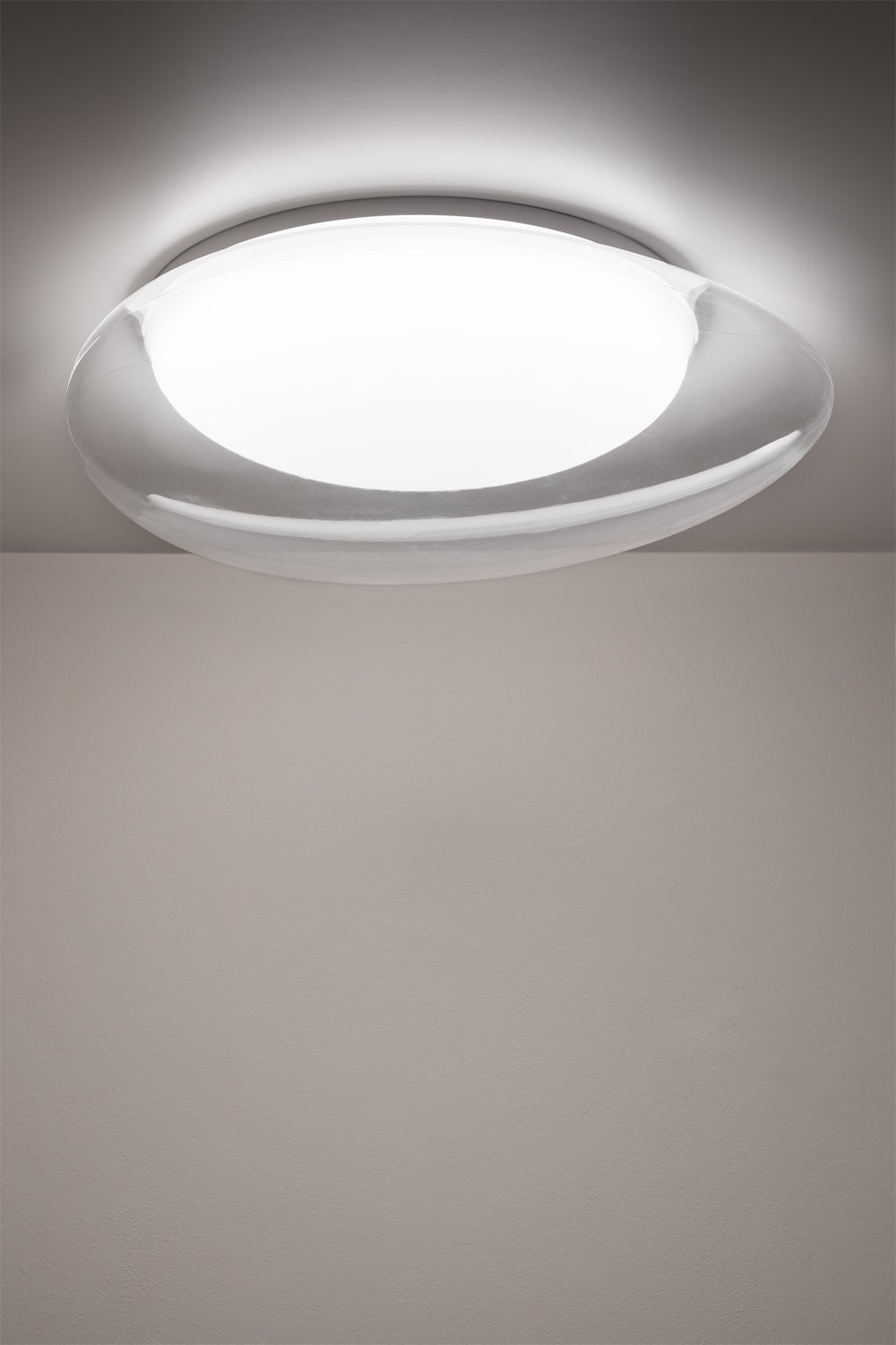 Plafón de Techo LED en Metacrilato y Metal Salaviza - SKLUM