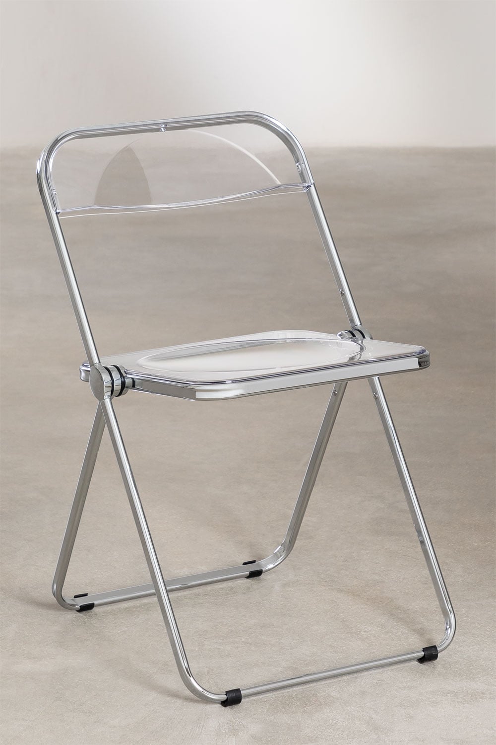 Silla de comedor plegable en hierro Kepko - SKLUM
