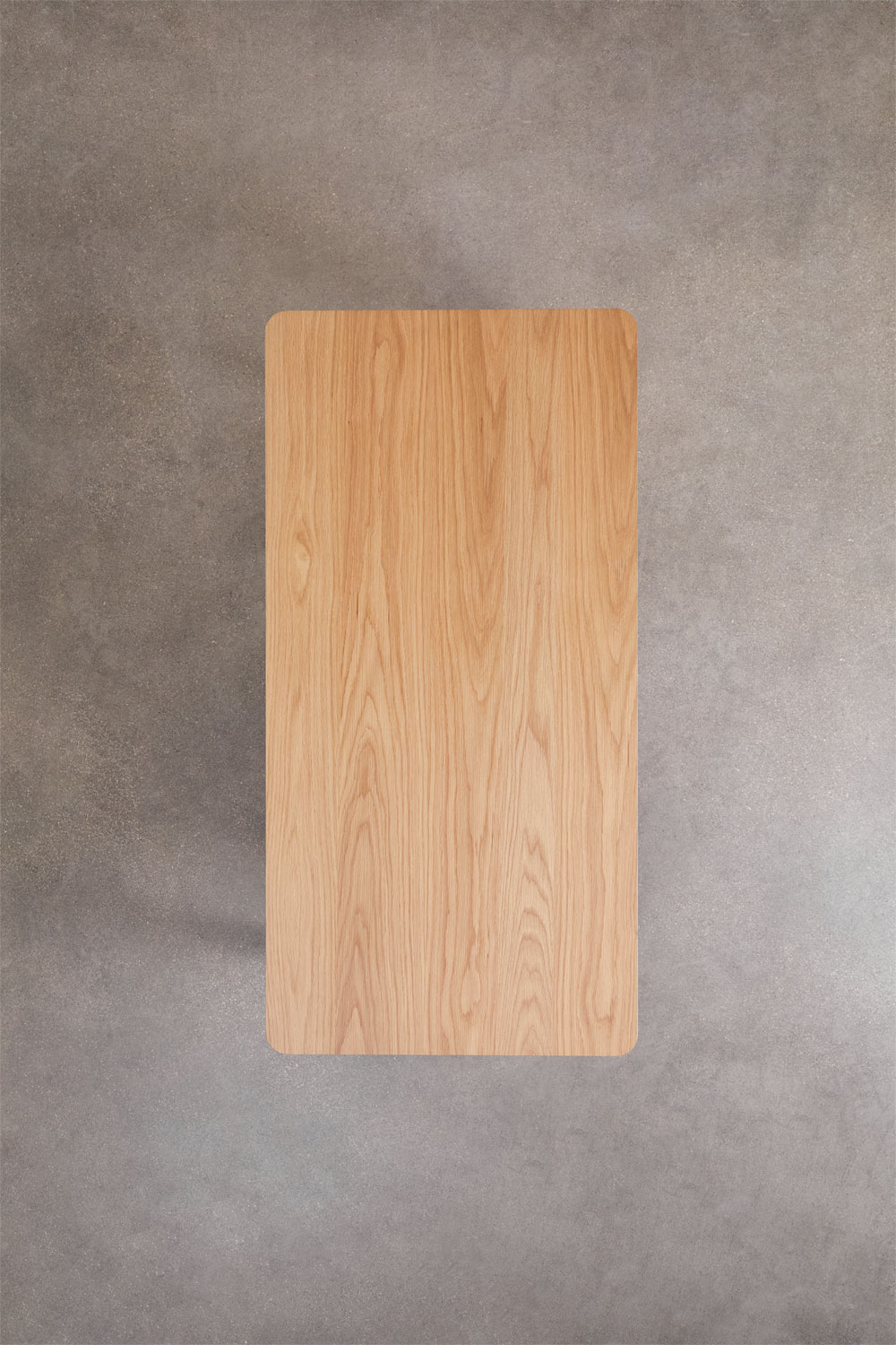 Mesa de centro rectangular 120x60 cm en MDF con chapa de roble Munden ...