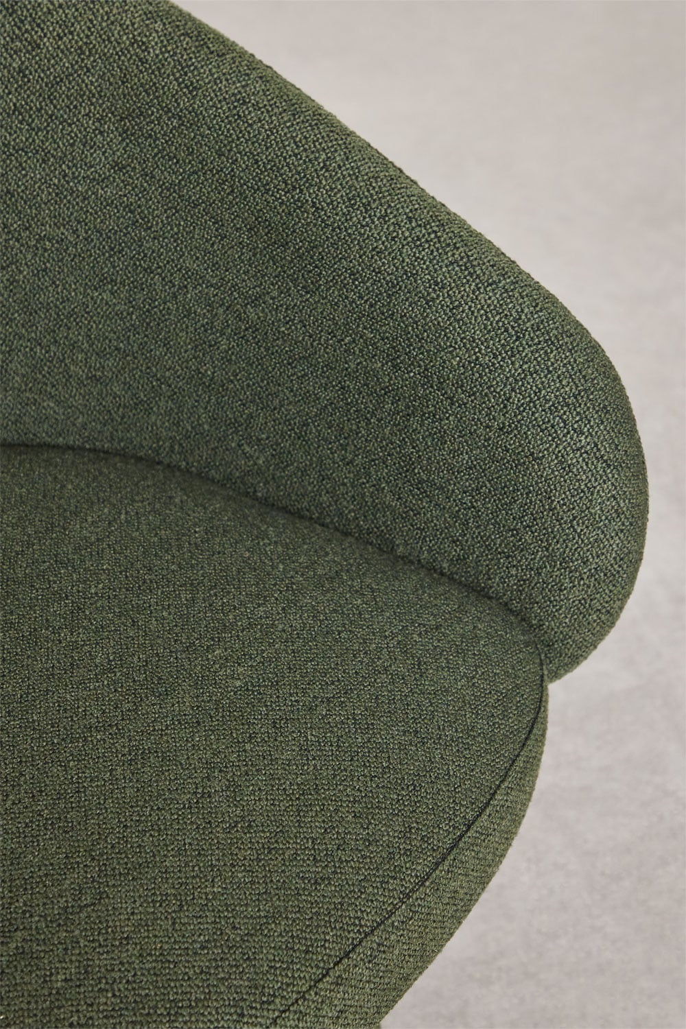 Sillón giratorio tapizado Flavian - SKLUM