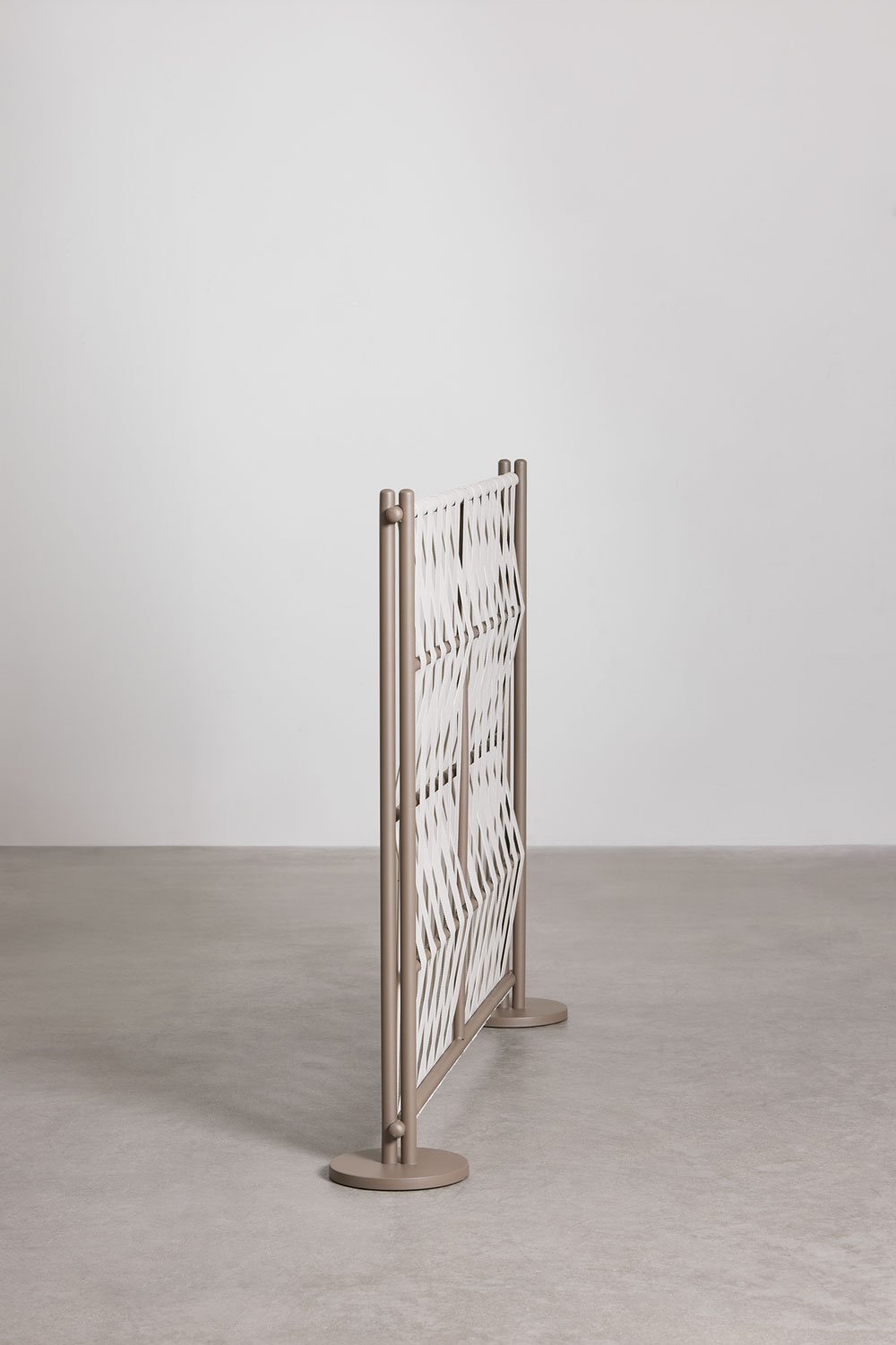 Biombo para jardín en aluminio y cuerda Tunas - SKLUM