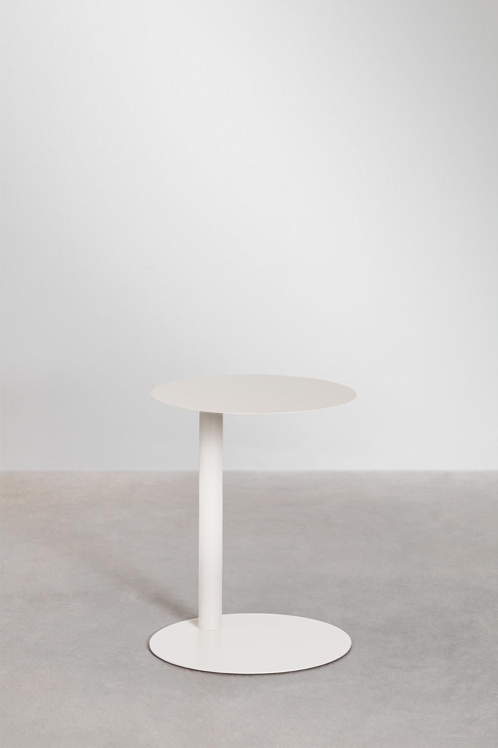 Table d'appoint avec casier en acier Pohpli - SKLUM
