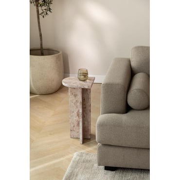 Table d'appoint en pierre naturelle Corwel - SKLUM