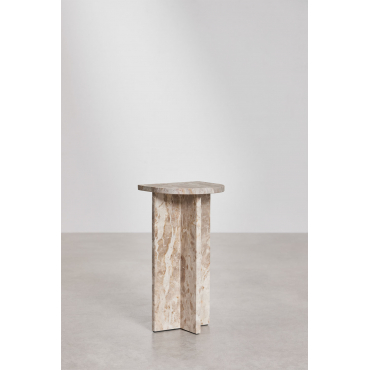 Pack de 2 tables de chevet en pierre naturelle Corwel - SKLUM