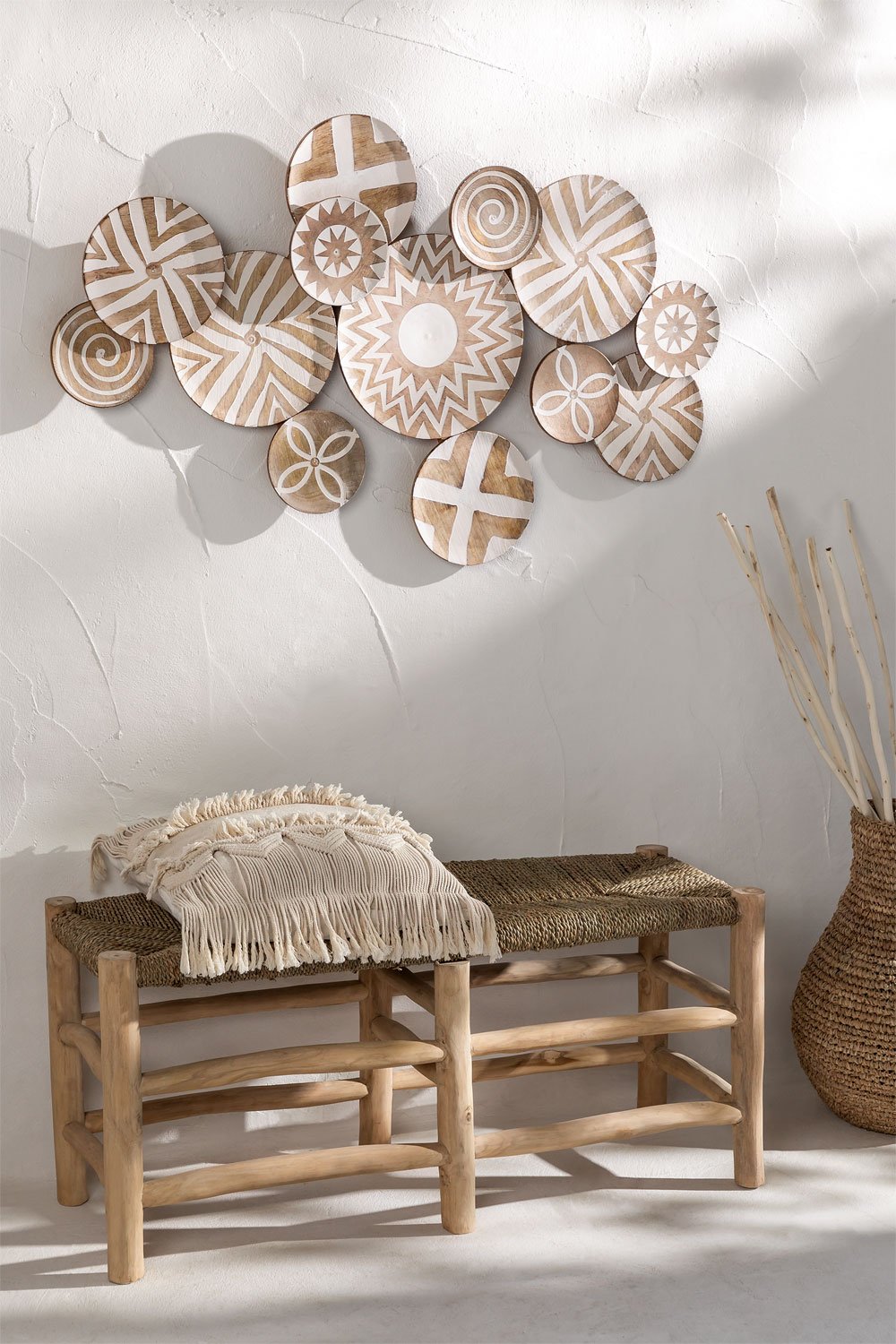 Décoration murale en bois (108x63 cm) Sory - SKLUM