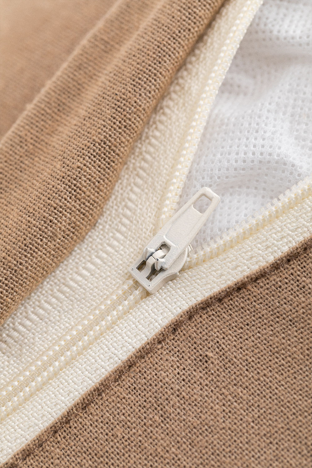 Coussin carré en jute (40x40 cm) Ticmon - SKLUM