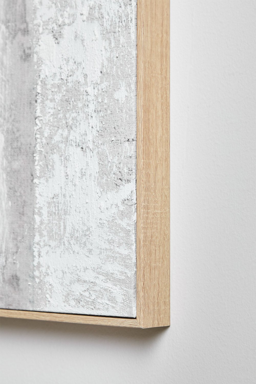 Tableau décoratif peint à la main sur lin avec relief 80x100 cm en ...