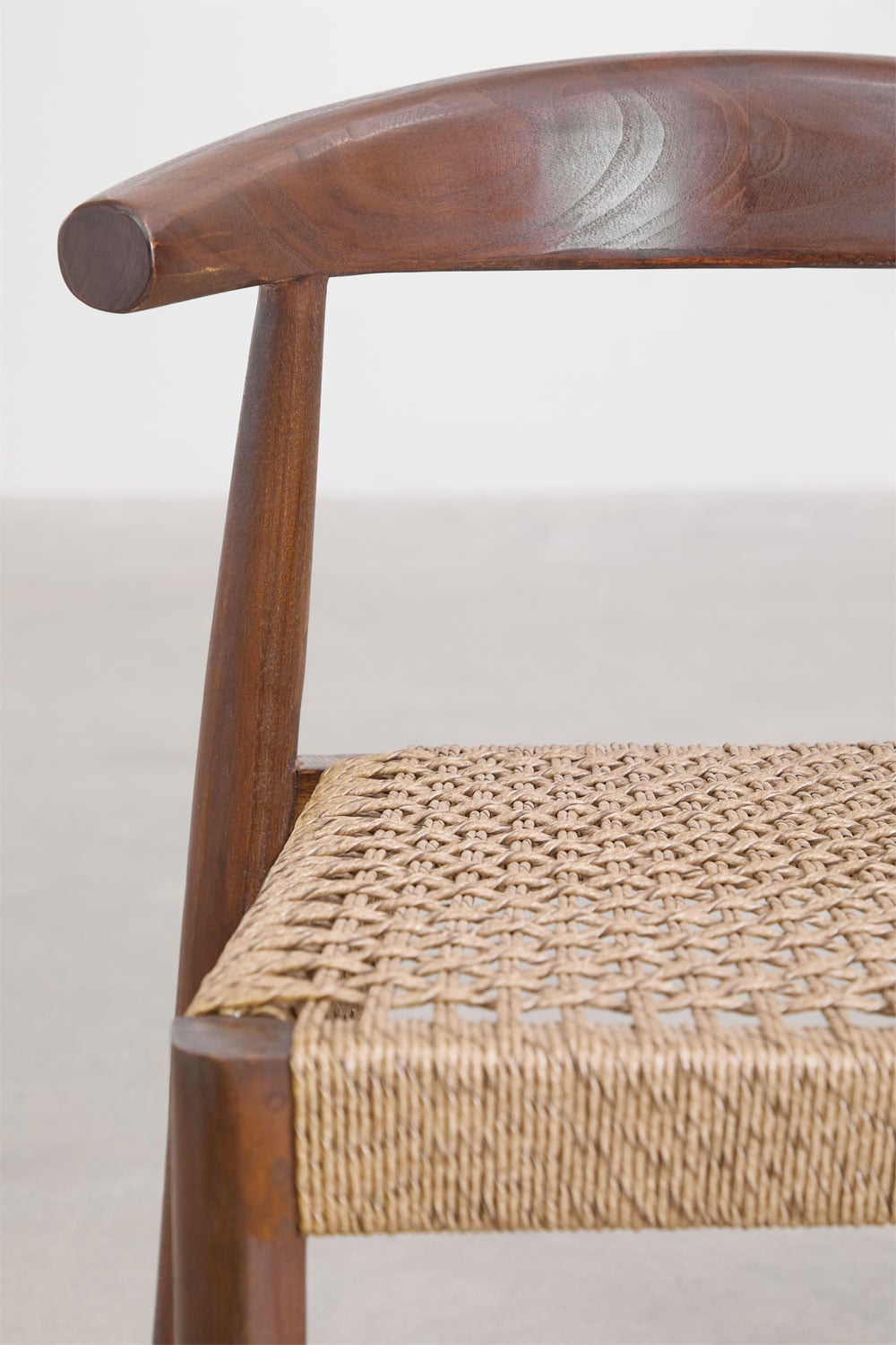 Chaise de salle à manger en bois de teck Celle - SKLUM