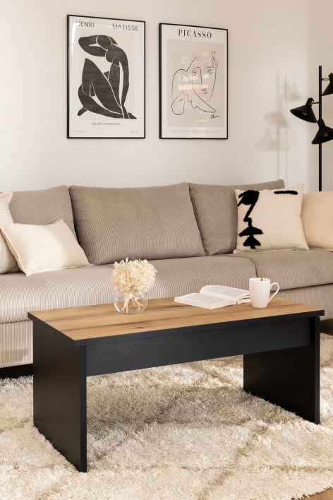 Acacia Wood Coffee Table Bedum - SKLUM