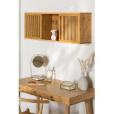 Bamboo Wood Wall Shelf Albin - SKLUM